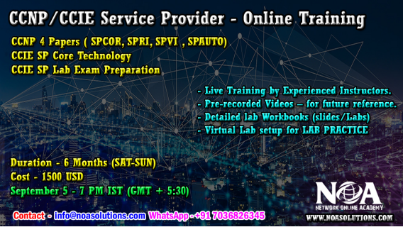 CCNP CCIE SERVICE PROVIDER
